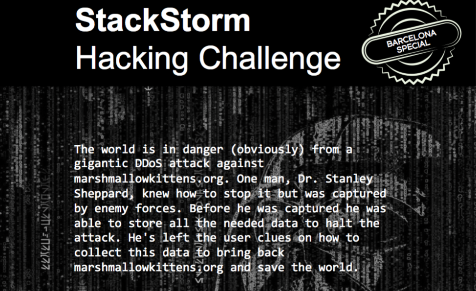 StackStorm Challenge At OpenStack Summit - StackStorm